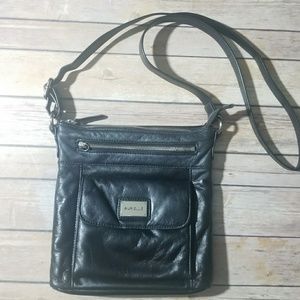Aurielle | Bags | Aurielle Black Leather Crossbody | Poshmark